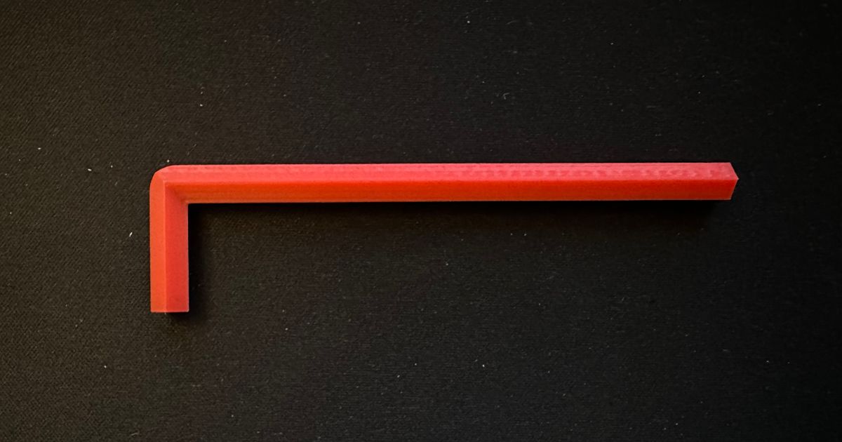 Penta 5 Sided Allen Key By Chongfun Download Free Stl Model