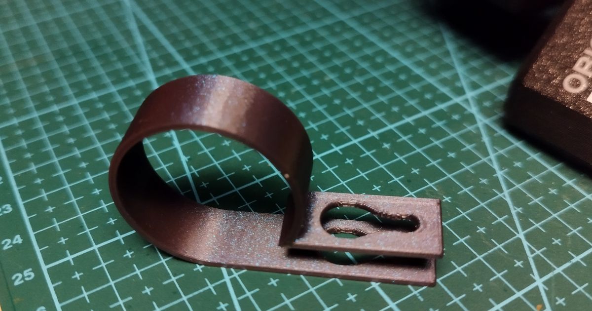 Cable clip by DOMELL | Download free STL model | Printables.com