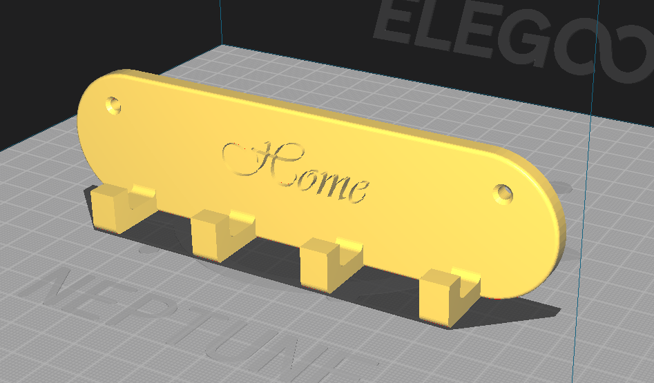 Simple Key Hook by John Reiberger | Download free STL model ...