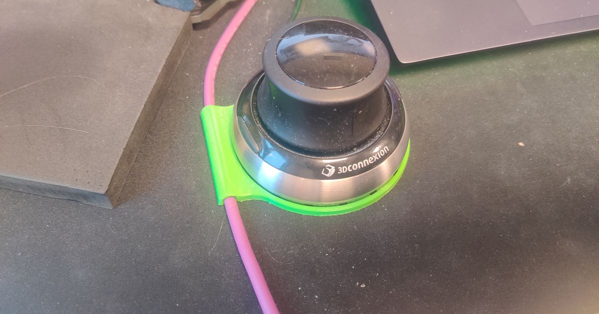 3D connexion cable router by Mats | Download free STL model ...