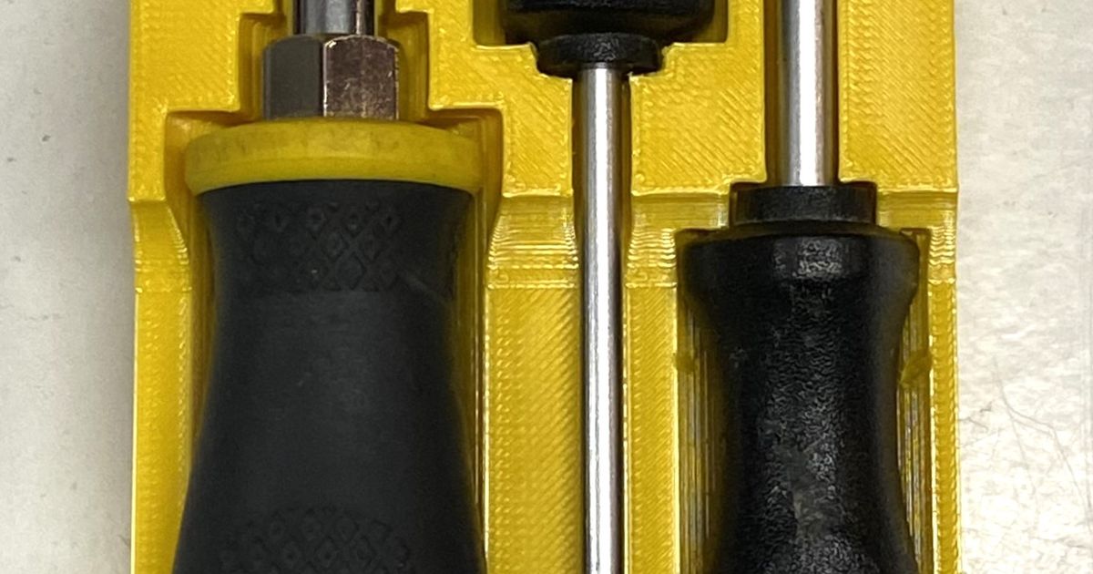 Gridfinity Arrangement for Screwdrivers (Bin6) by Tritschi | Download ...