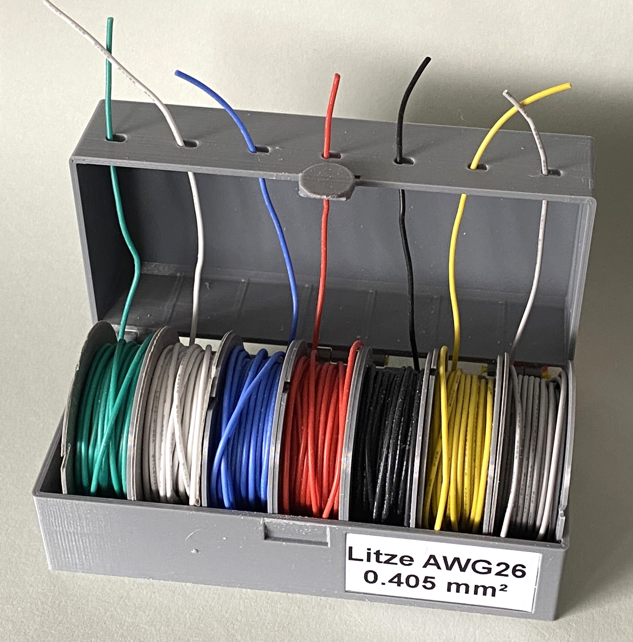 Cable Rolls and Dispenser (here "Litz Wire" 26 AWG) by Tritschi ...