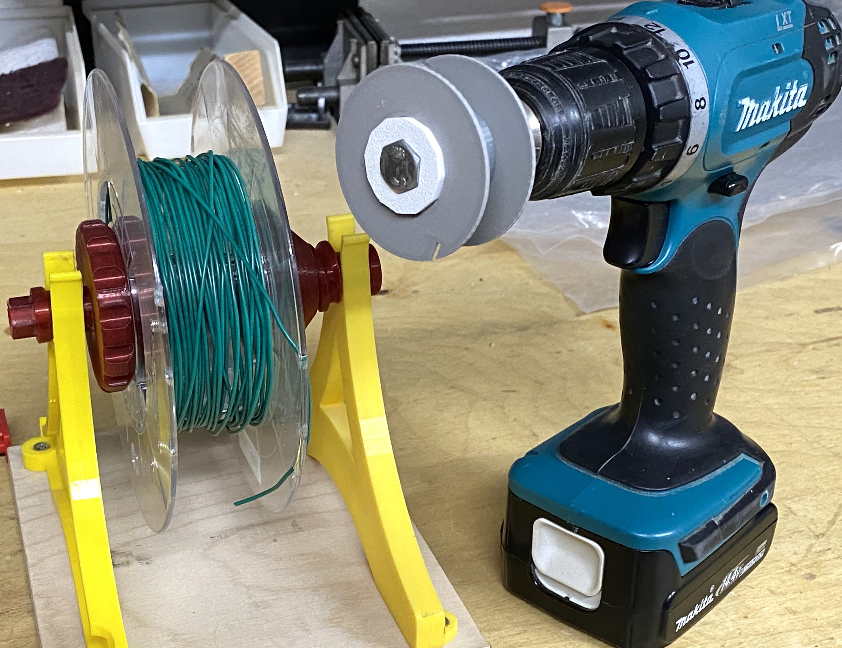 Cable Rolls and Dispenser (here "Litz Wire" 26 AWG) by Tritschi ...