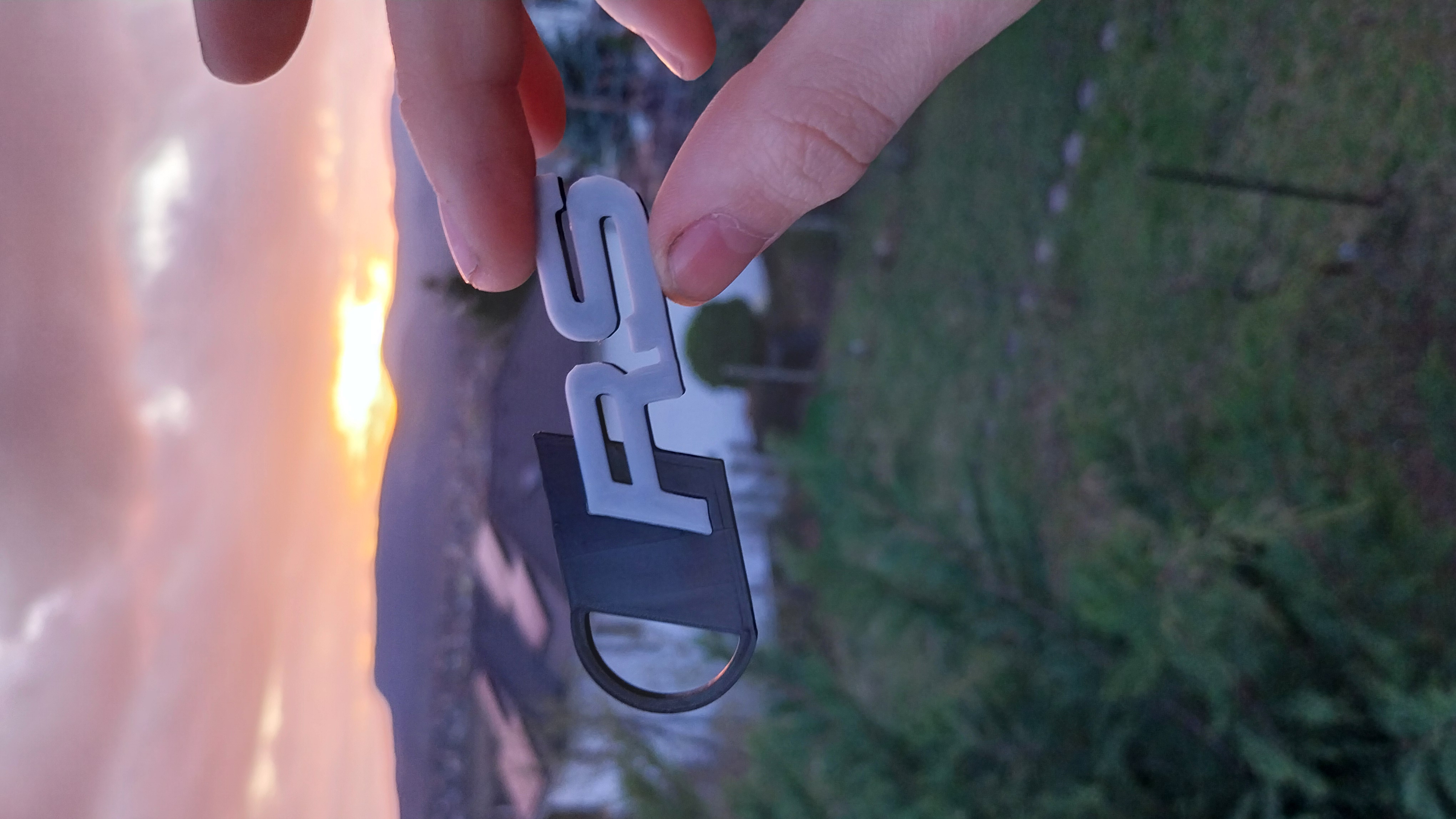 audi rs keychain by J.Tomesz | Download free STL model | Printables.com