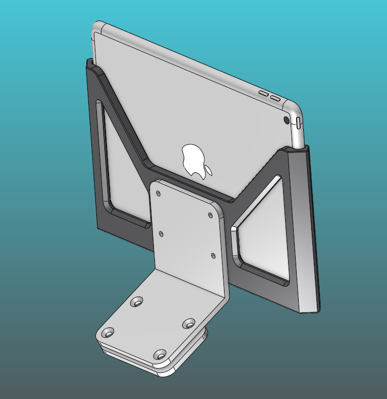 Ipad holder gen5 and gen6 od autora DJ_Designs | Stáhněte si zdarma STL ...