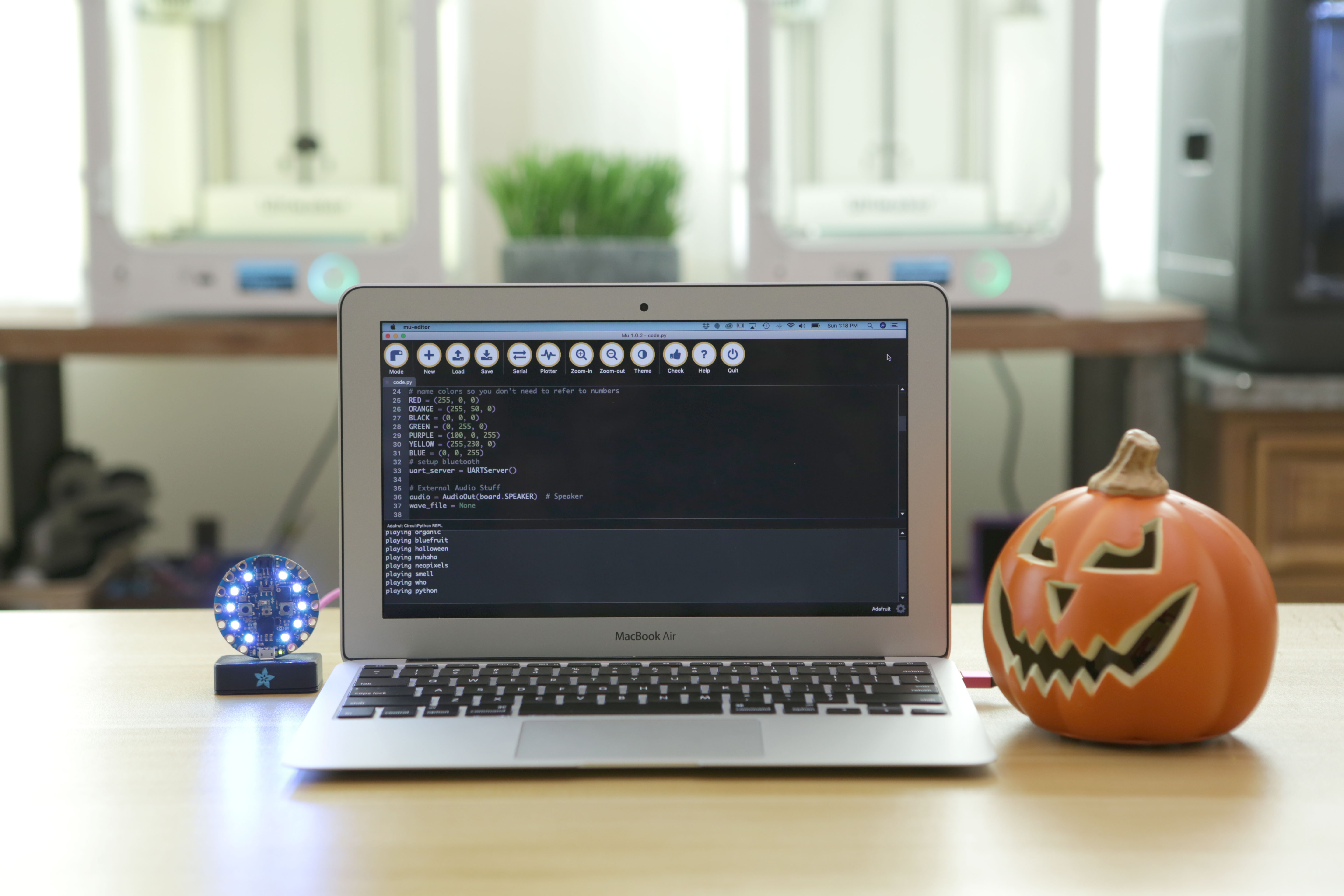 Talking Pumpkin with Lights and Sounds by Adafruit | Download free STL ...