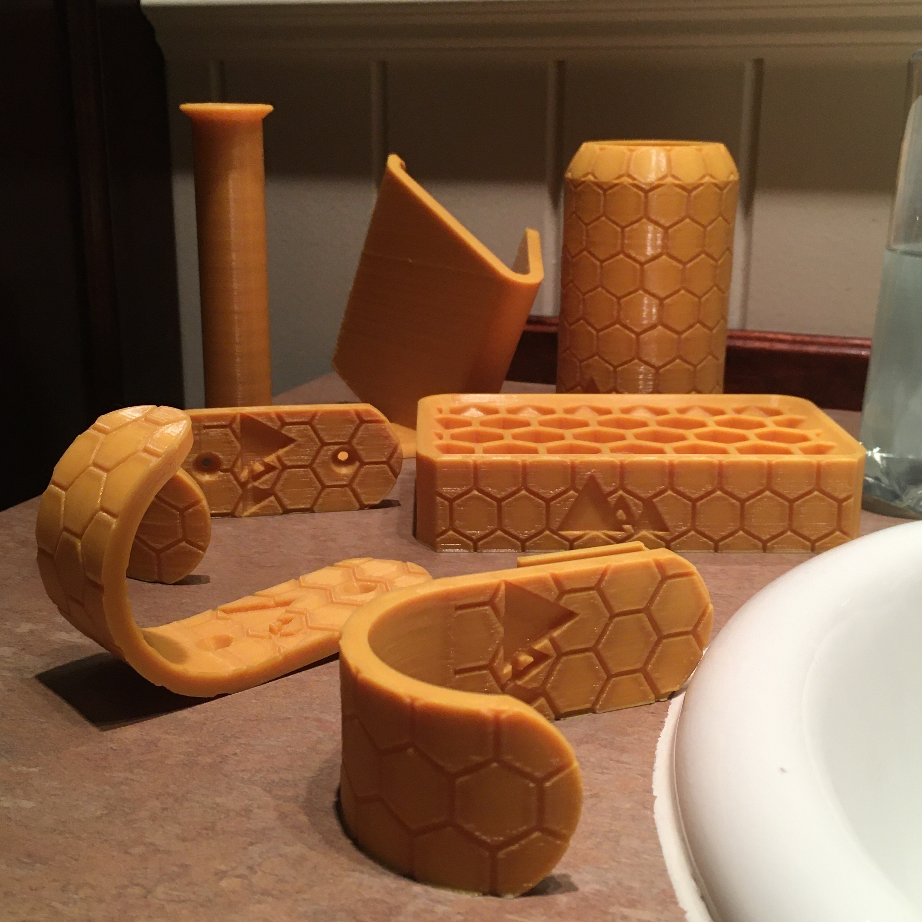 Honeycomb bathroom kit by Archipel | Download free STL model ...