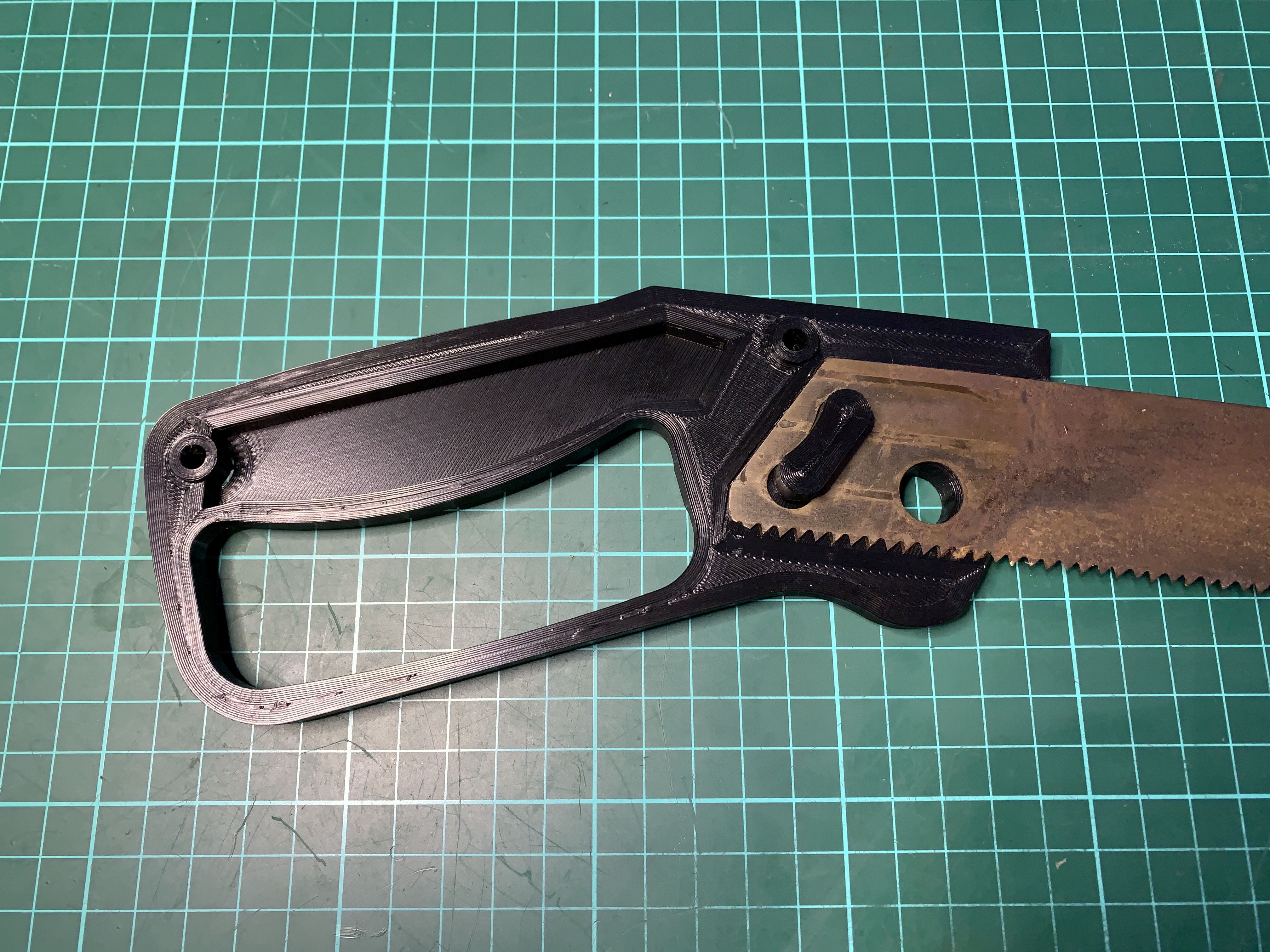 Pruning Saw Handle Replacement by Wiseone | Download free STL model ...