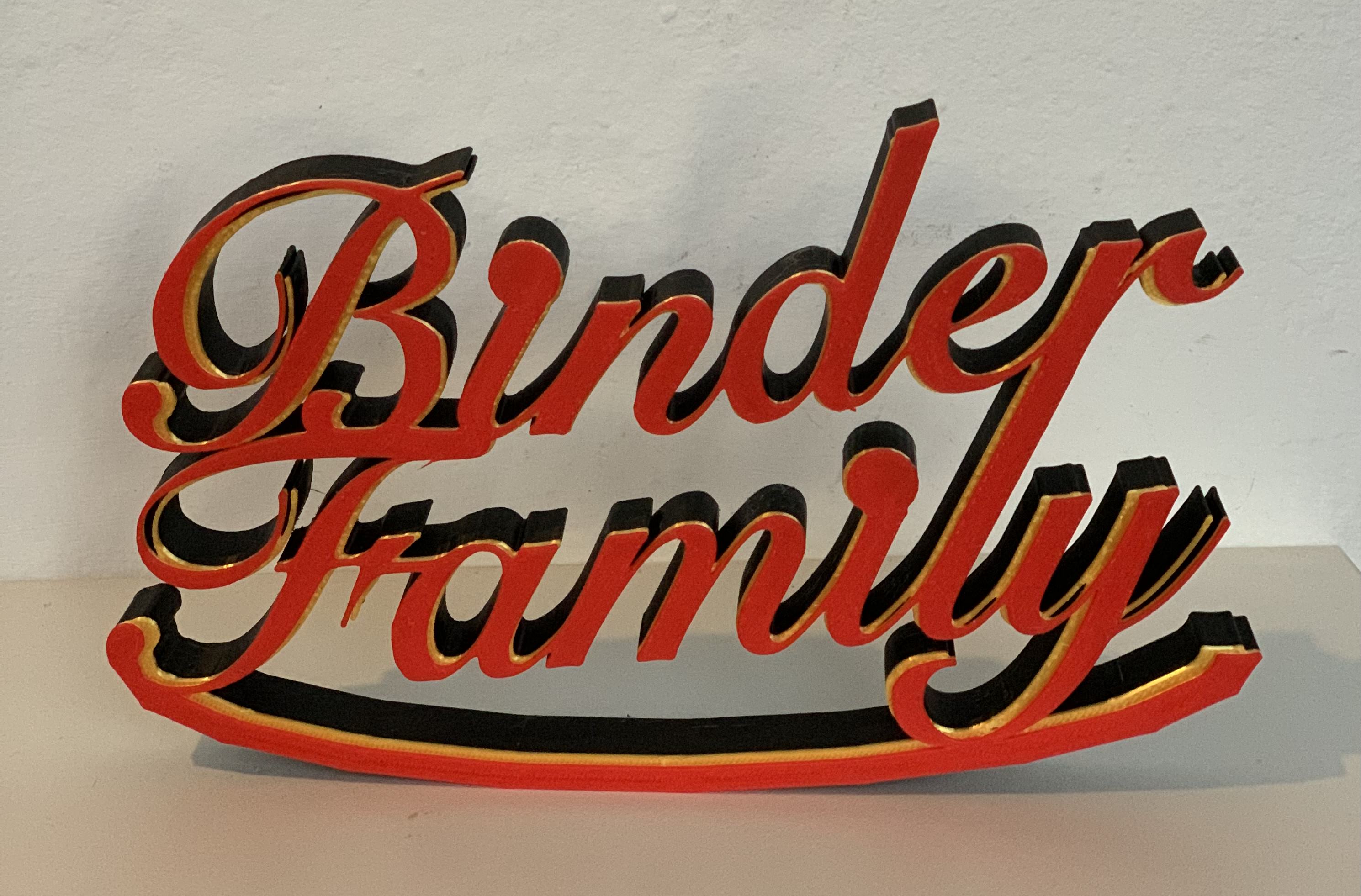 Binder Family by Ladislau Ciocan | Download free STL model | Printables.com