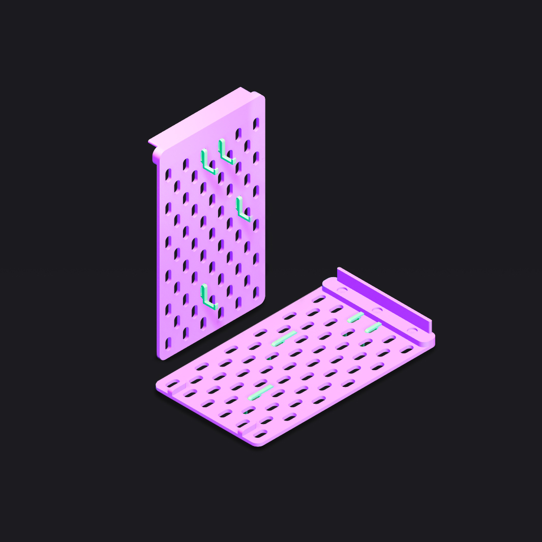 Small Magnetic PegBoard by sepson | Download free STL model ...