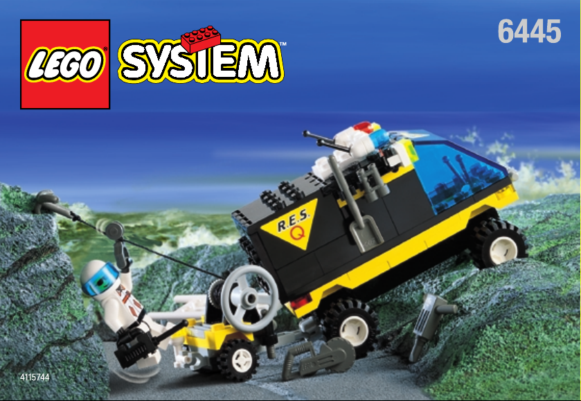 Display Stand for LEGO R.E.S.Q 6445 Emergency Evac (Evacuation) by ...