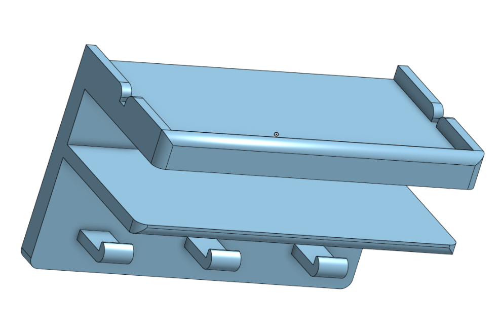 Universal wall holder by Martin Subie | Download free STL model ...