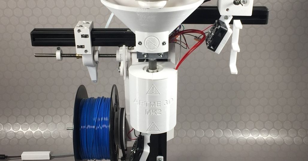 Original Desktop Filament Extruder MK2.5 von ARTME 3D | Kostenloses STL ...