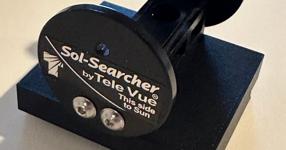 Televue Sol-Searcher Arca Swiss Plate by jjwrobleski | Download free ...