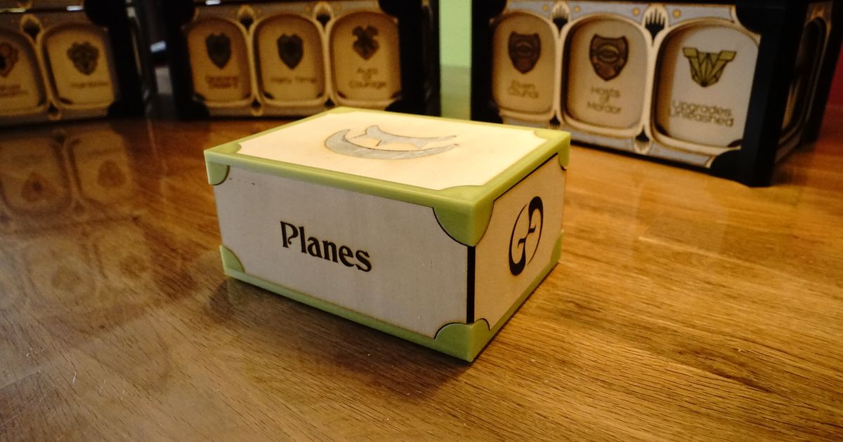 Magic the Gathering Planes Box by ChrisIsMe | Download free STL model ...