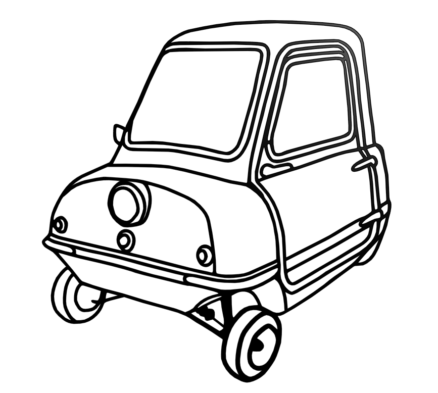 Peel P50 Silhouette Wallart by Benny4makes | Download free STL model ...