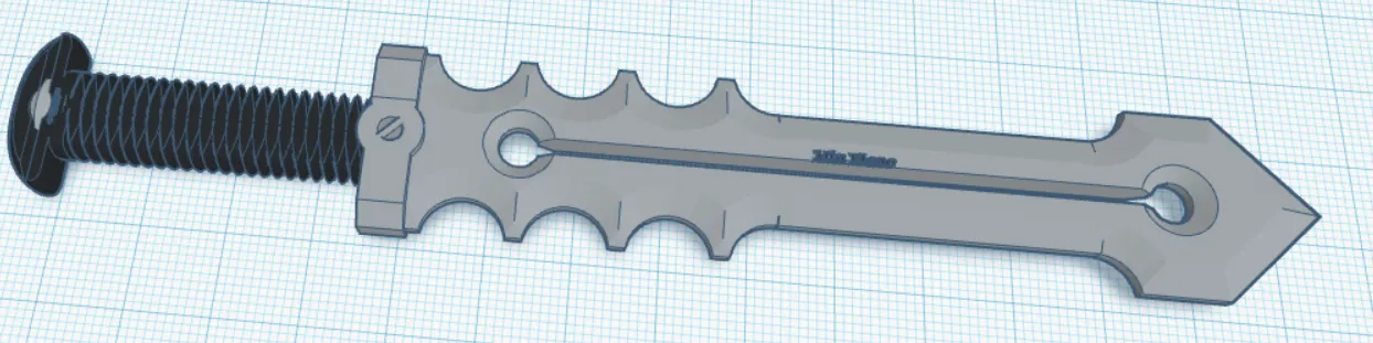 Dagger/Sword by StSmithofArt | Download free STL model | Printables.com