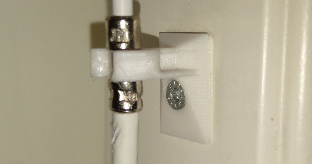 Venetian blinds control rod holder by macro | Download free STL model ...