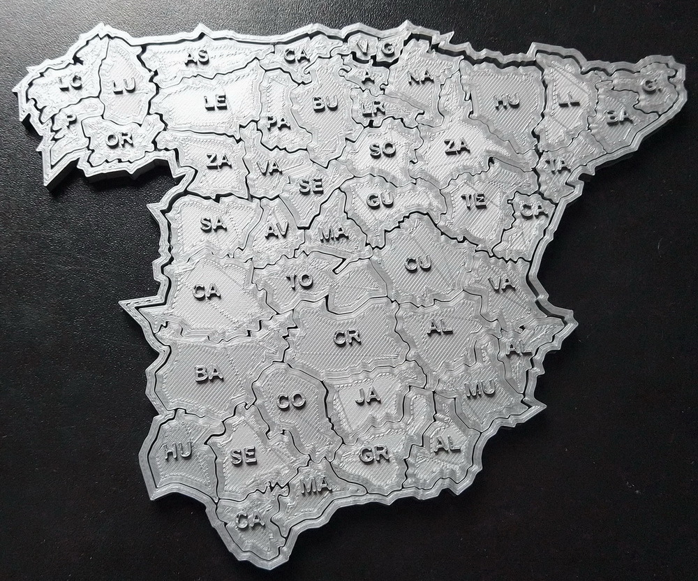 Puzzle mapa de España ( por provincias y por comunidades autonomas ) by ...
