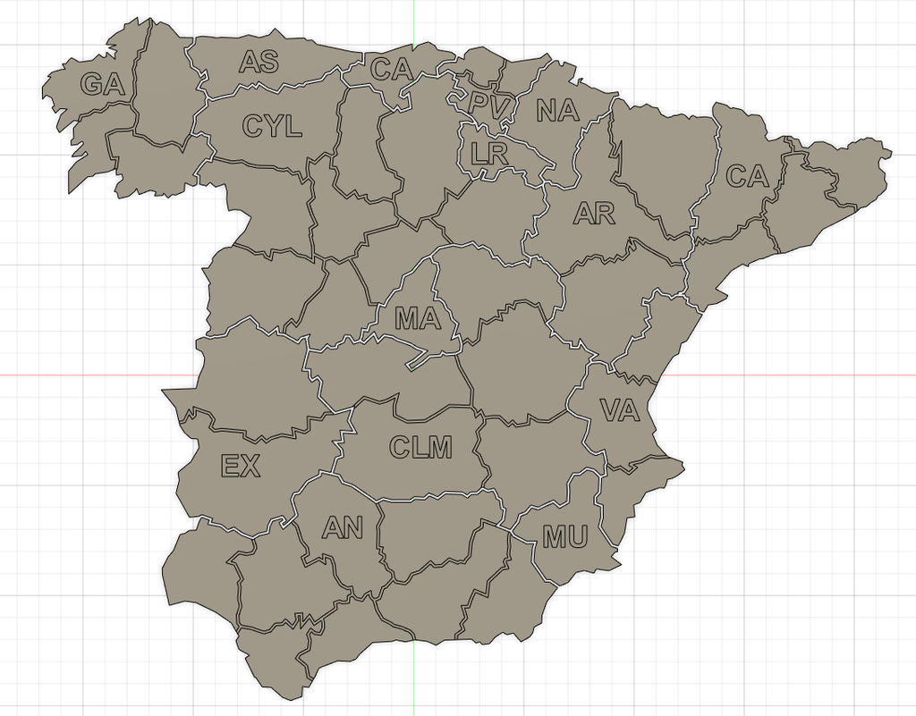 Puzzle mapa de España ( por provincias y por comunidades autonomas ) by JordiAg | Download free ...