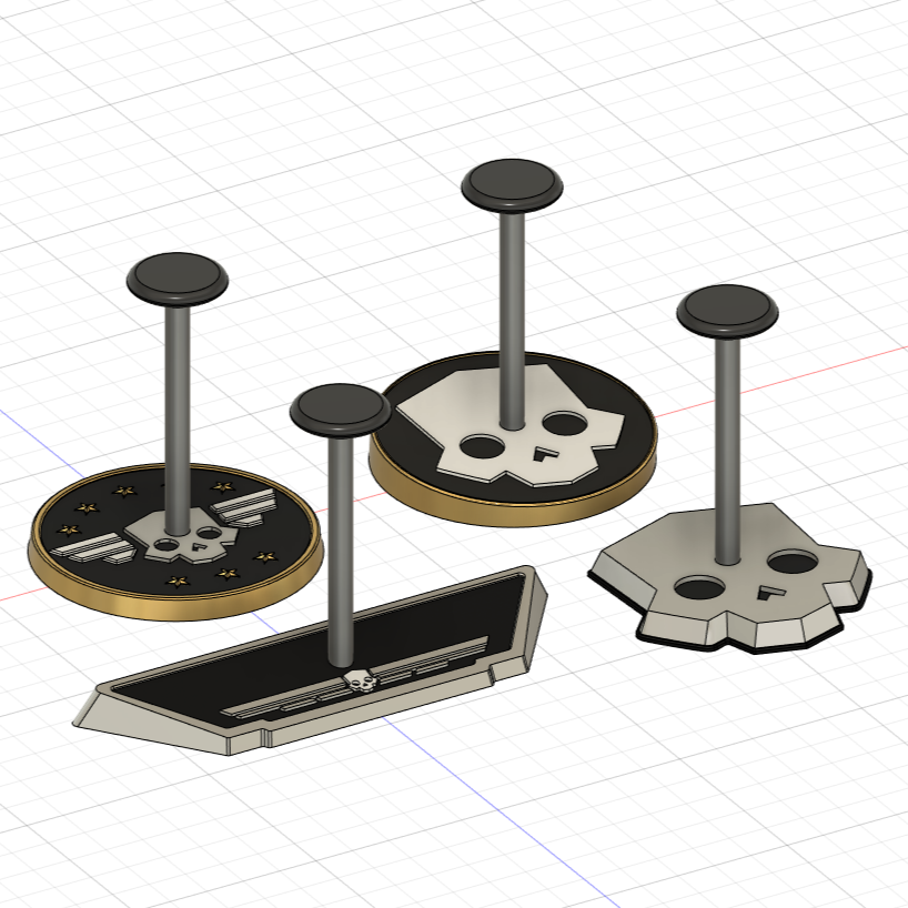 Helldivers Helmet Stand Pack by ODCA Props | Download free STL model ...