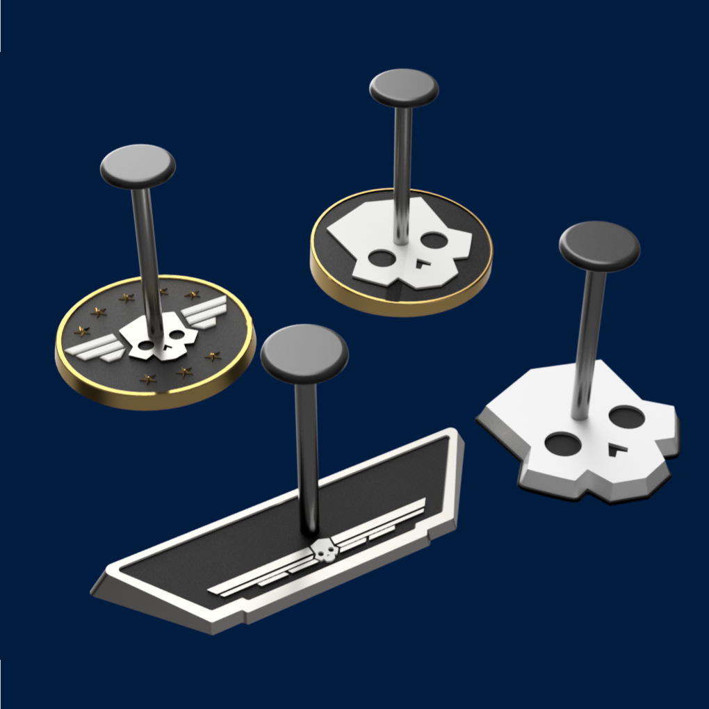 Helldivers Helmet Stand Pack by ODCA Props | Download free STL model ...