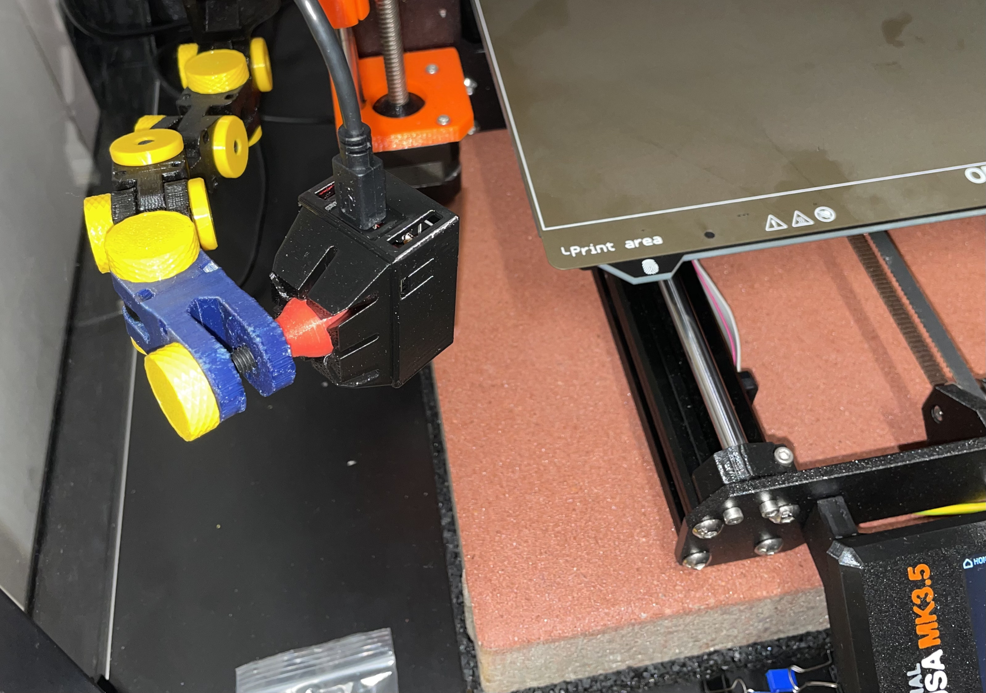 ESP32 camera + PrusaConnect on Articulating Mount by Arek | Download free STL model | Printables.com