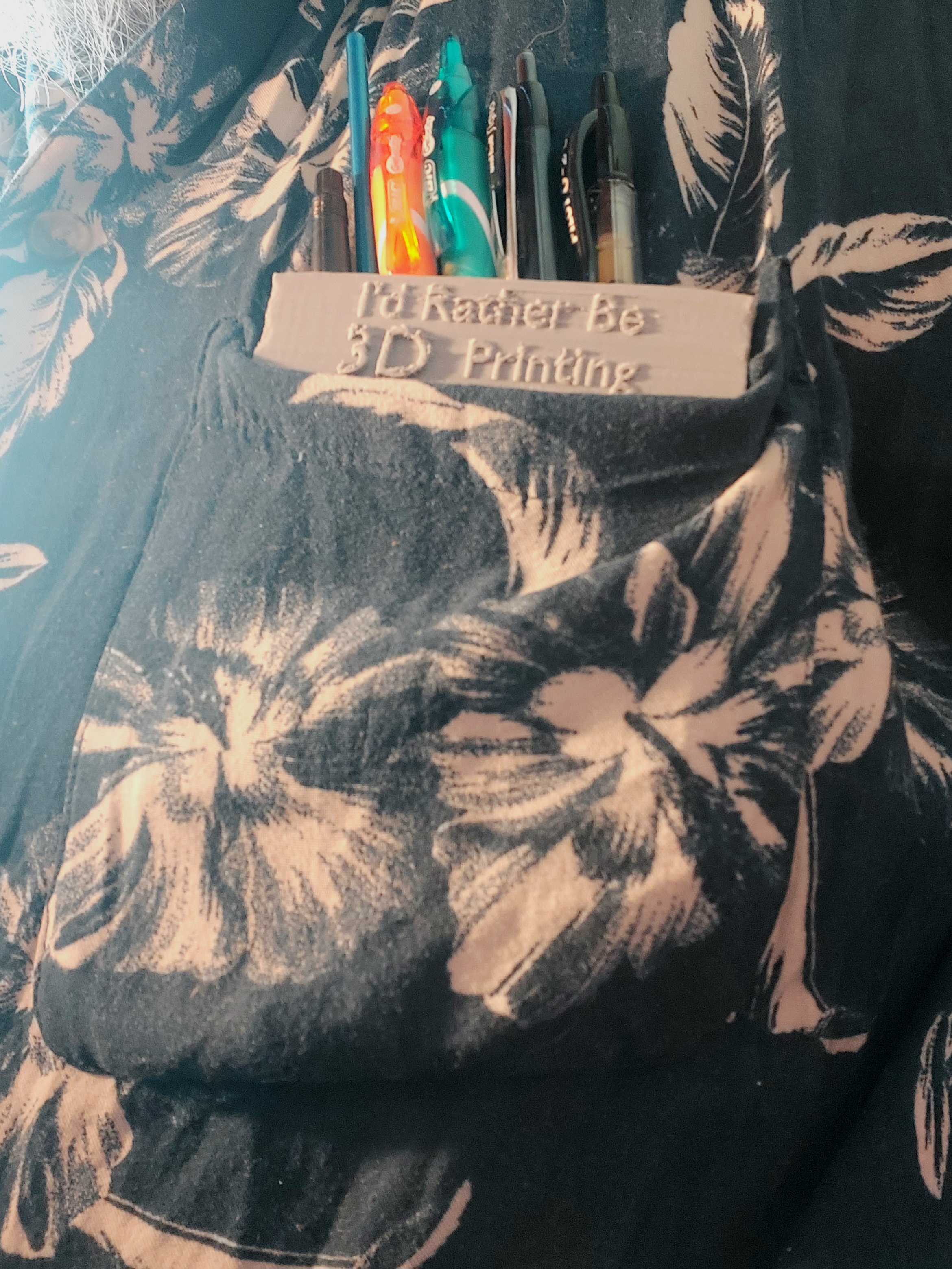 Nerdy Pocket Protector by ABitMoreAdventure | Download free STL model ...