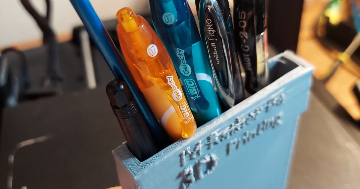 Nerdy Pocket Protector by ABitMoreAdventure | Download free STL model ...