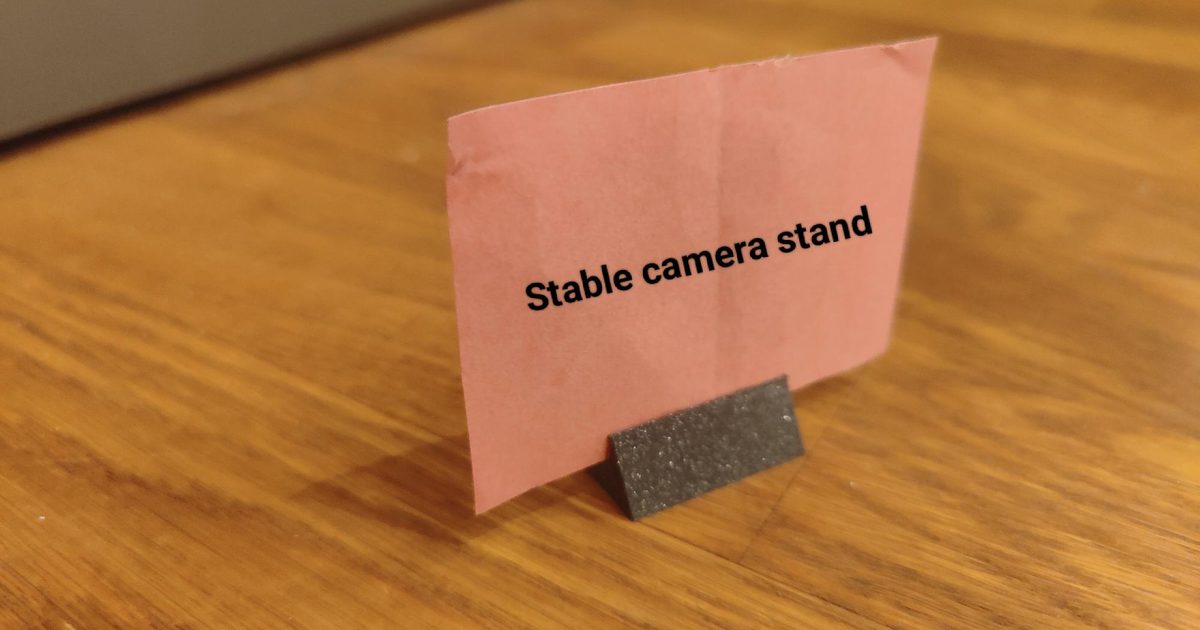 small stable stand for Instant camera images by Davidmaker | Download ...