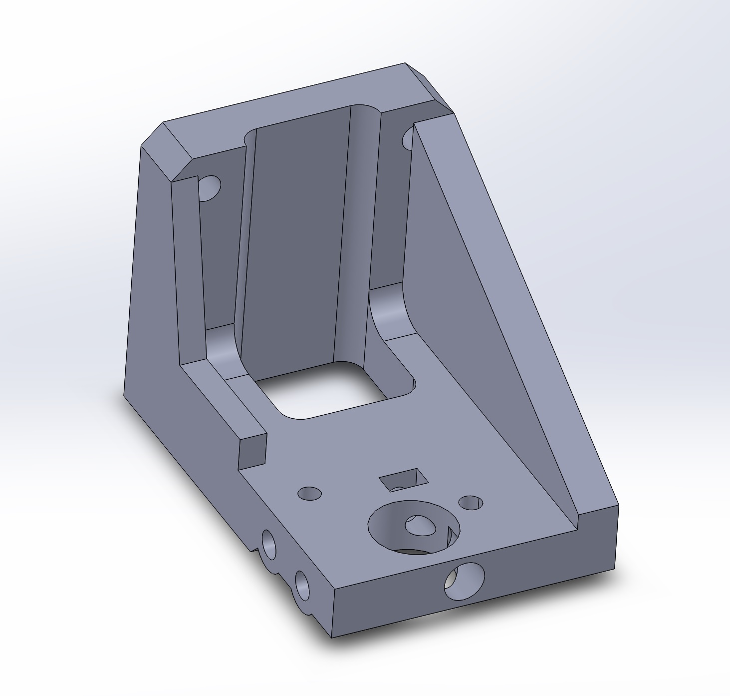 Craftbot FLOW IDEX extruder mount for Bondtech LGX lite V2 extruder by ...