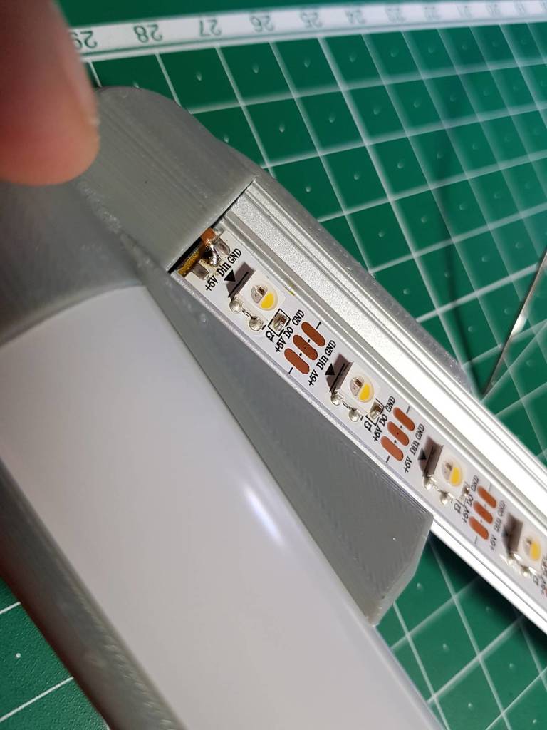 wled led strip lamp by Hedo3D | Download free STL model | Printables.com