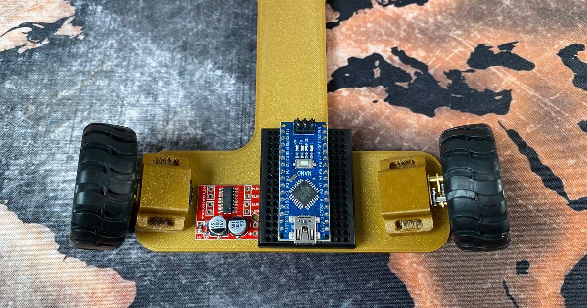 PID Line Follower Robot Chassis por Dash Daring | Descargar modelo STL ...