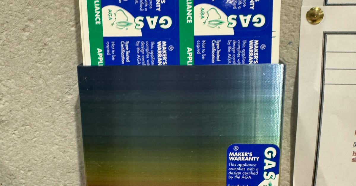 Sticker - Notepad holder by Ashley Laister | Download free STL model ...