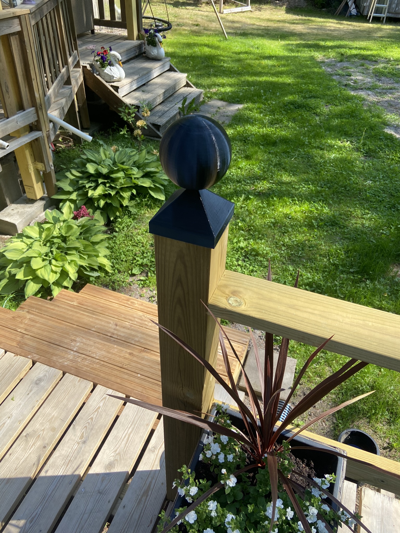 Decorative post cap by ReDevil75 | Download free STL model | Printables.com