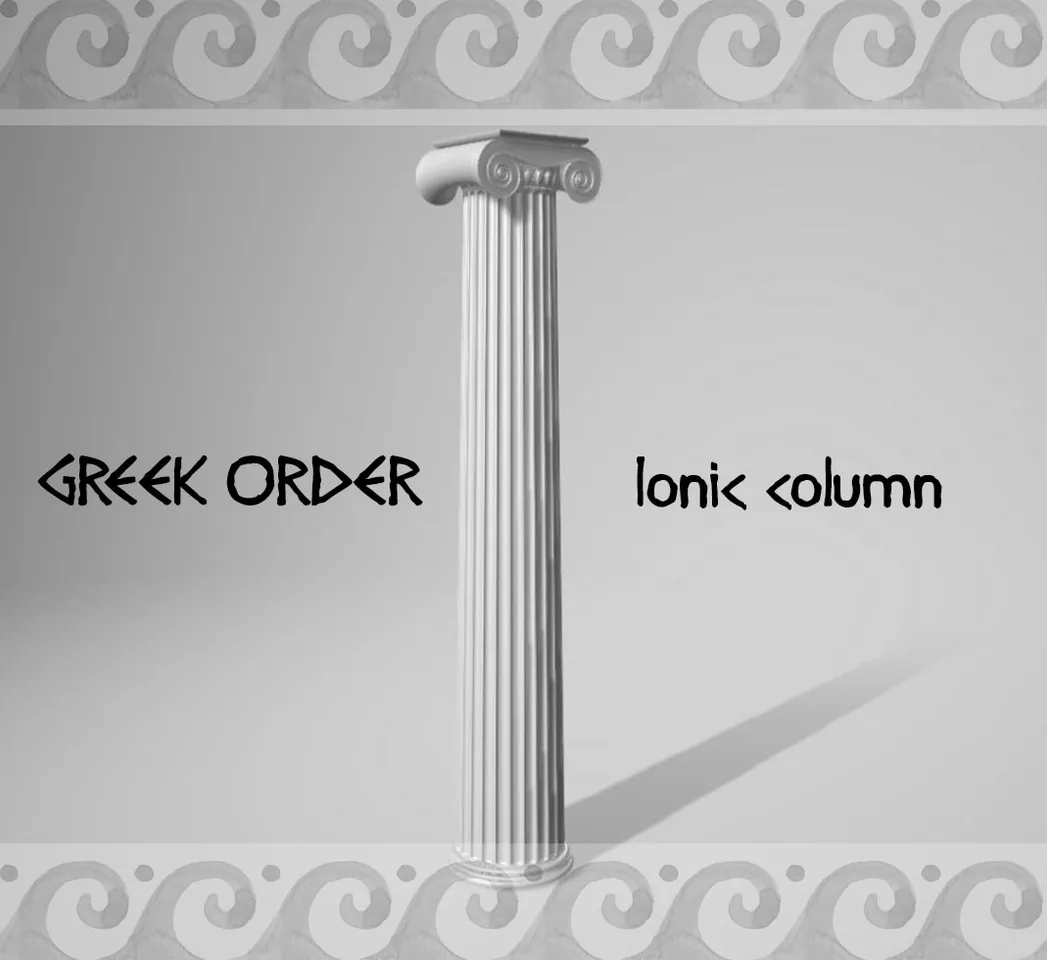 Ionic column by Konstantin Radchenko | Download free STL model ...