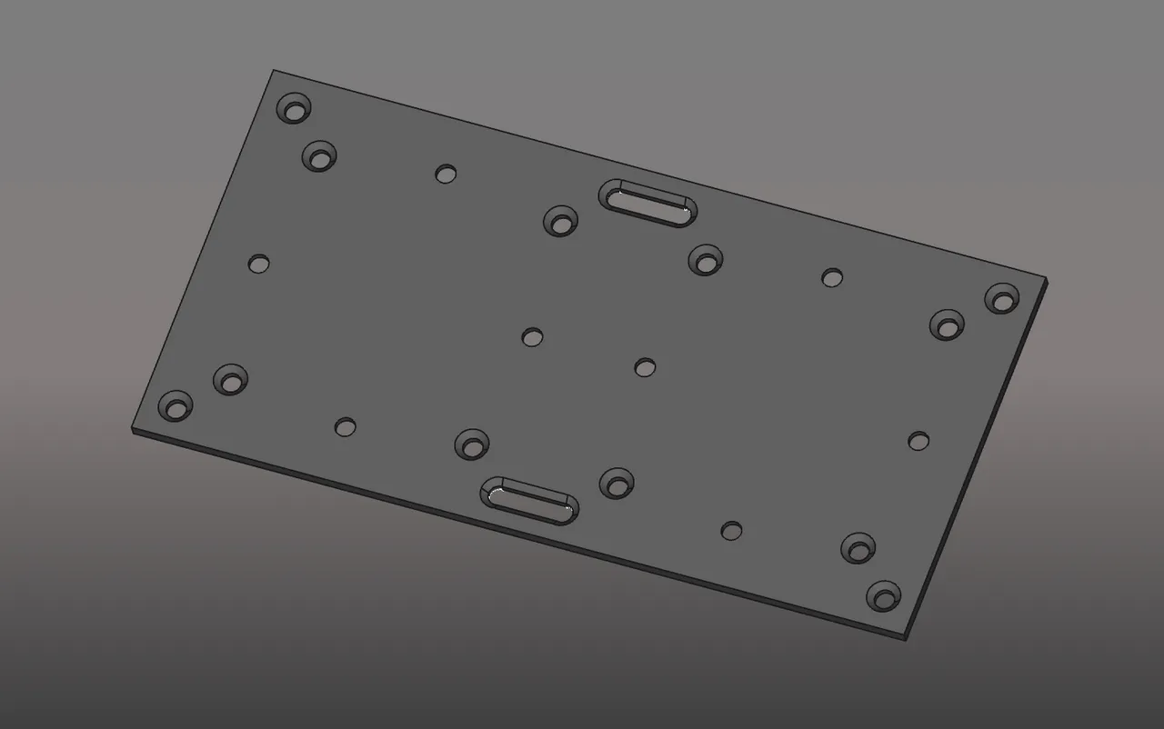 VESA mountplate for Intel NUC/double VESA mount. by Manuel Barner | Download free STL model ...