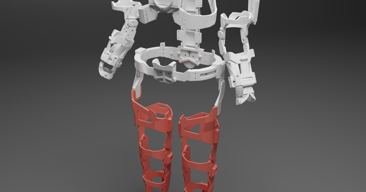 3X0 - Full body exoskeleton leg module por nozzle_torino | Tienda de ...