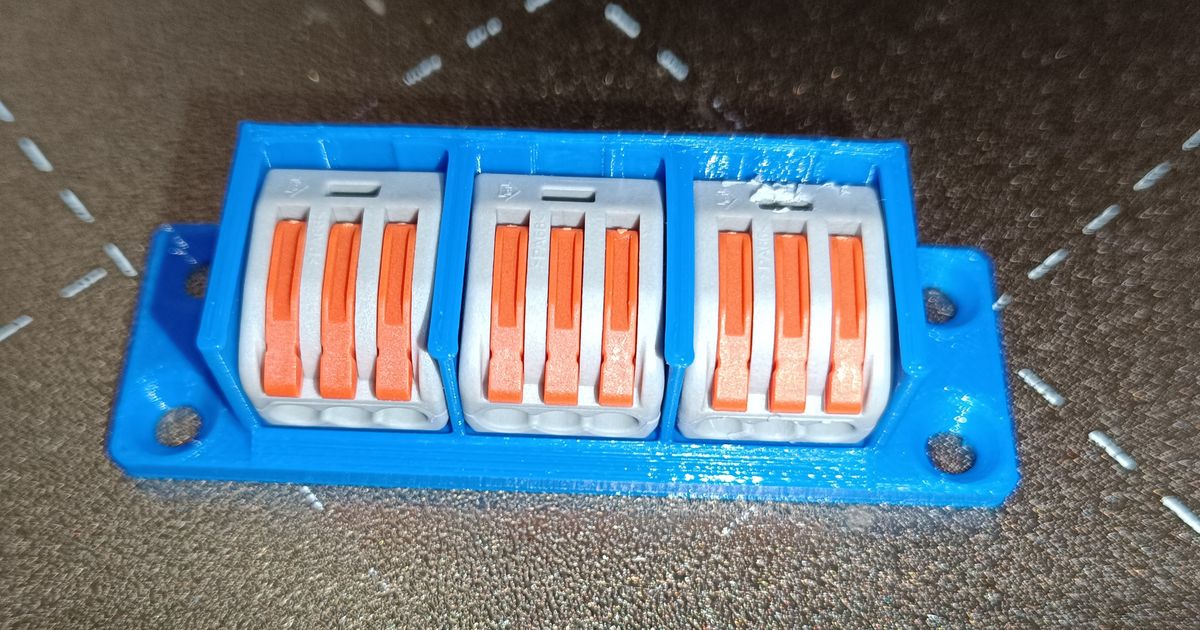 Connector holder by Alberto A. | Download free STL model | Printables.com