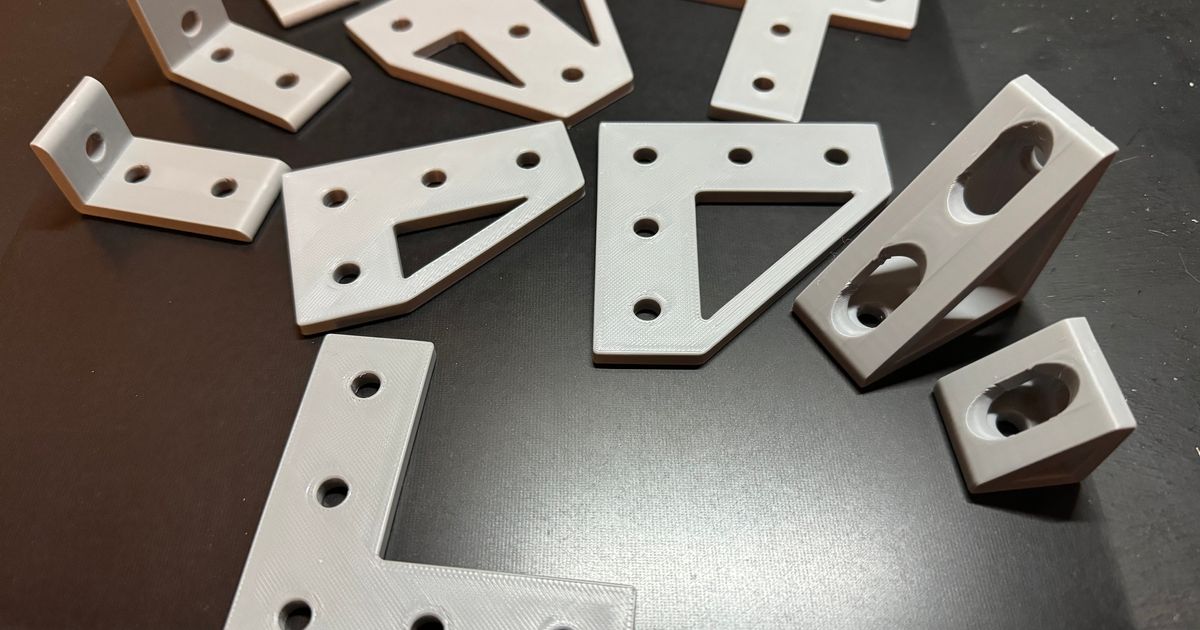 1010 Extrusion Corner Brackets and Plates autorstwa Brian | Pobierz ...