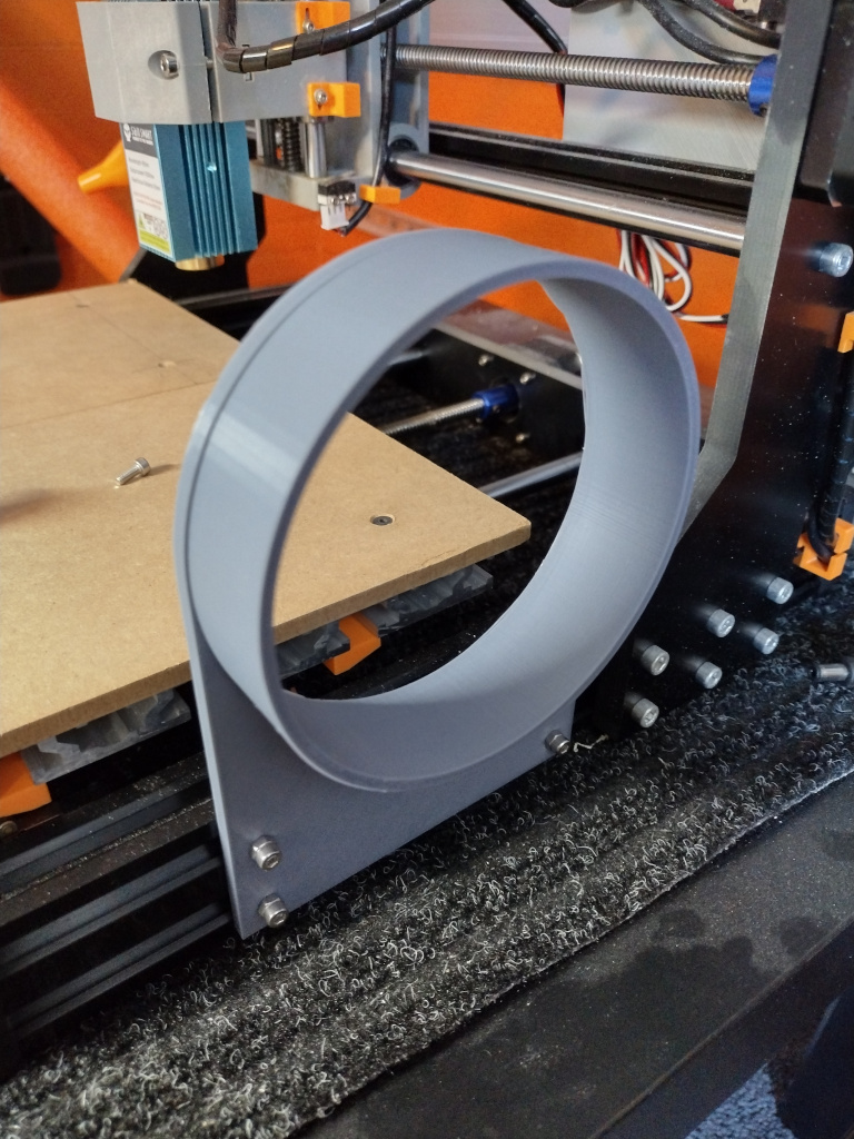 Fan and Duct Adapter for Genmitsu 3018 CNC Router (CadQuery ...