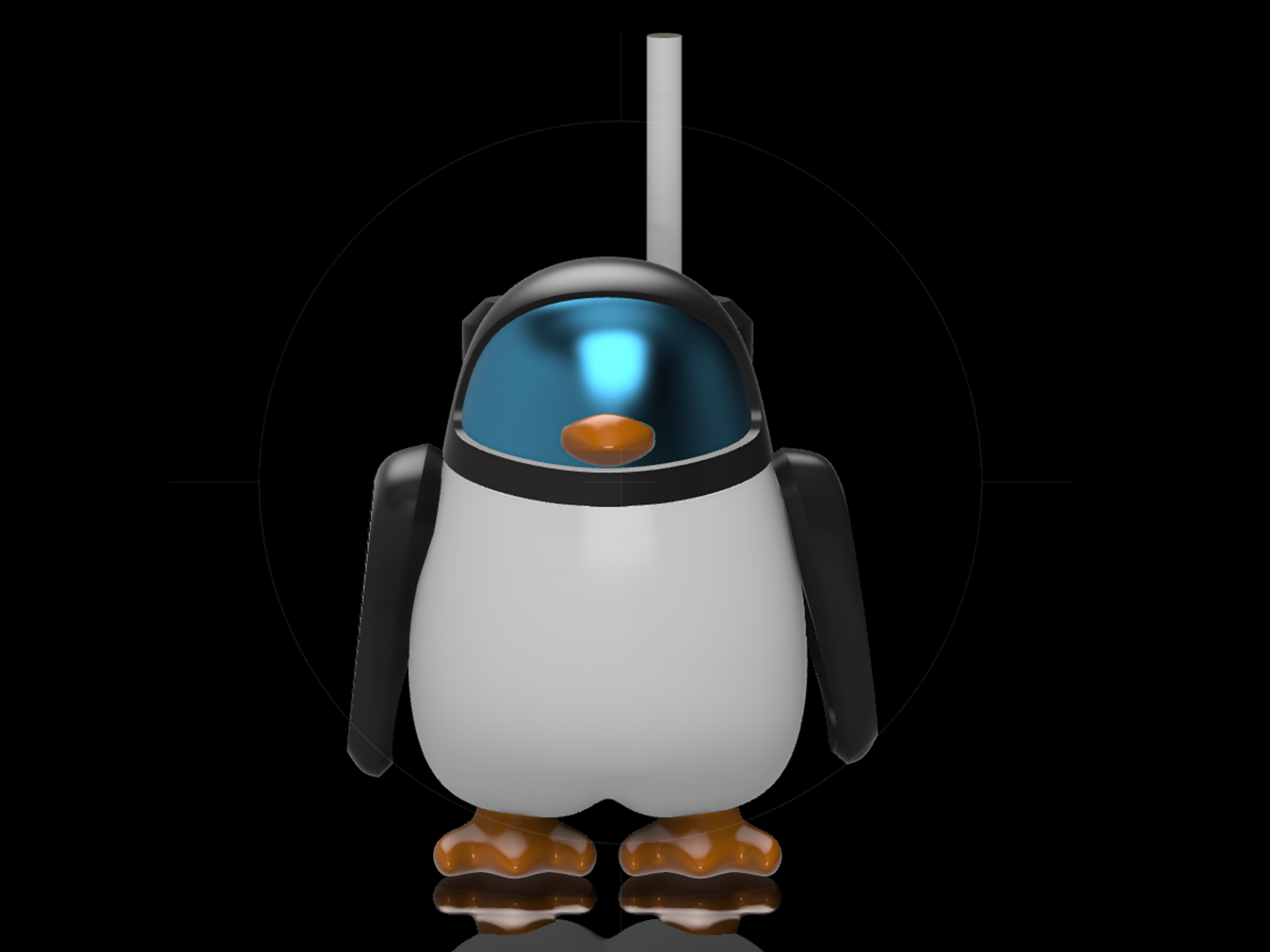 Cute Astro Pingu by TorusKnot | Download free STL model | Printables.com