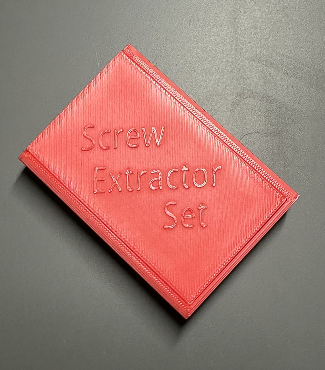 Screw Extractor Kit - Container by iamnotwhoiam | Download free STL ...