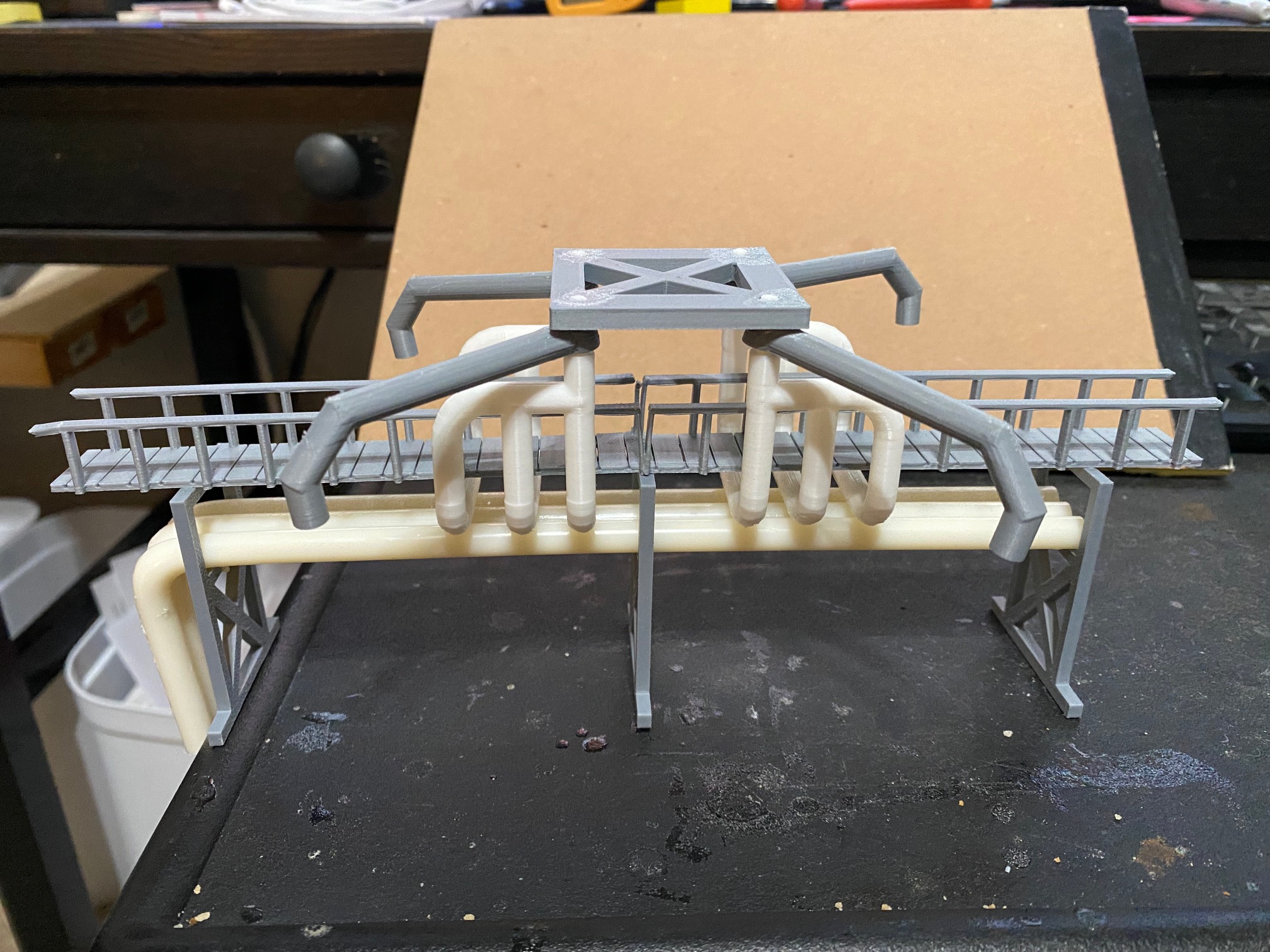 HO Oil Loading Track by RL4Trains | Download free STL model ...