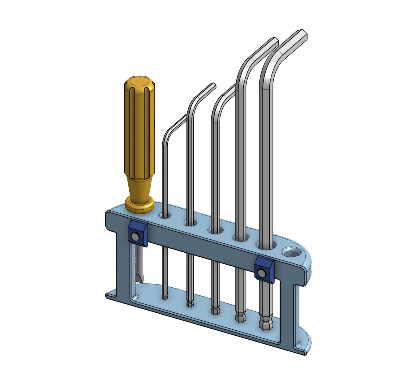 Multi-Tool Holder for E3-Style 3D Printers by L.B. Jefferies | Download ...