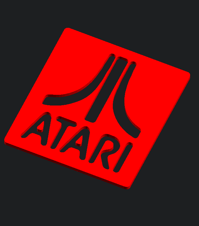 Atari_Logo by Vendicar Decarian | Download free STL model | Printables.com