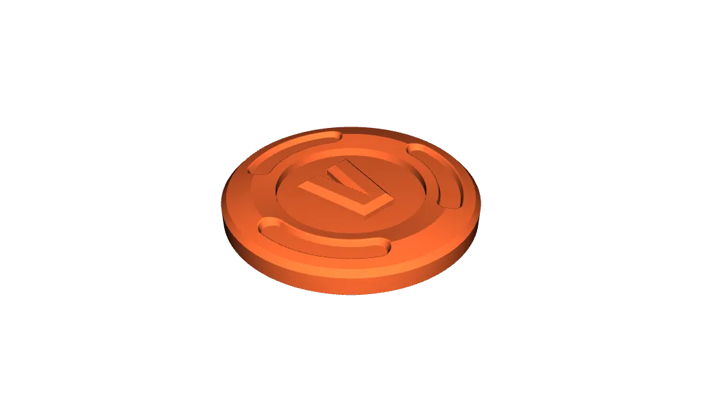 Fortnite V-Bucks Coin by harry_hood12 | Download free STL model ...