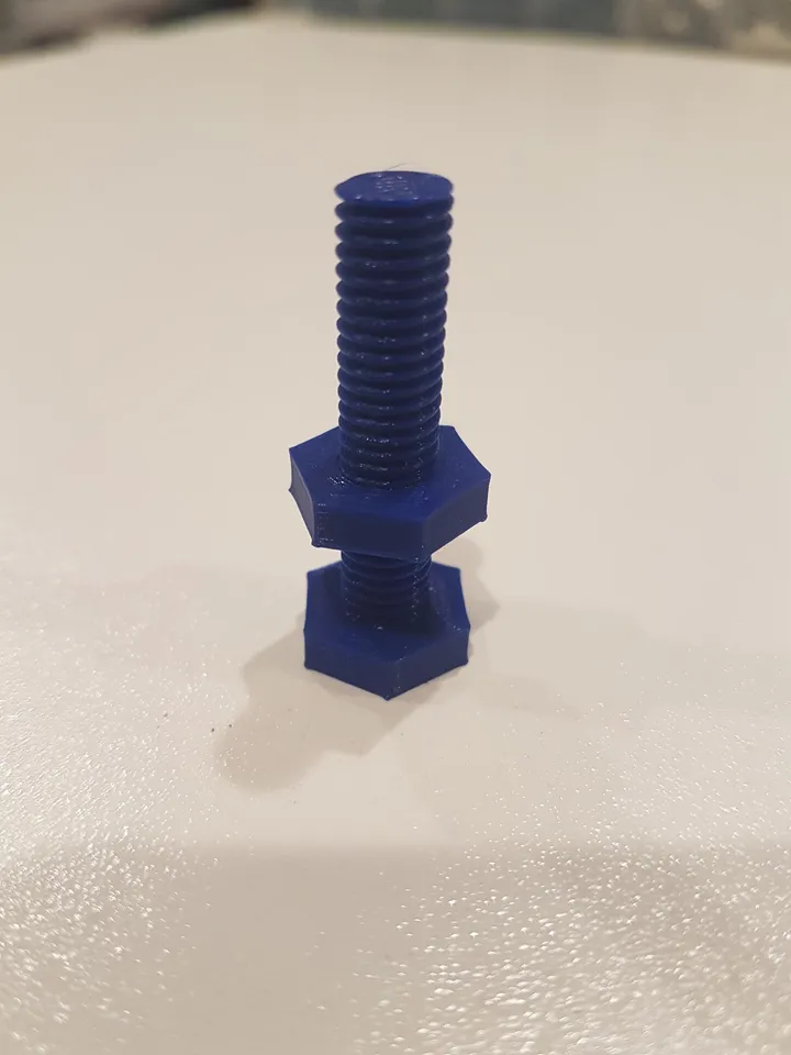 Nut and bolt by Rowan Toews | Download free STL model | Printables.com