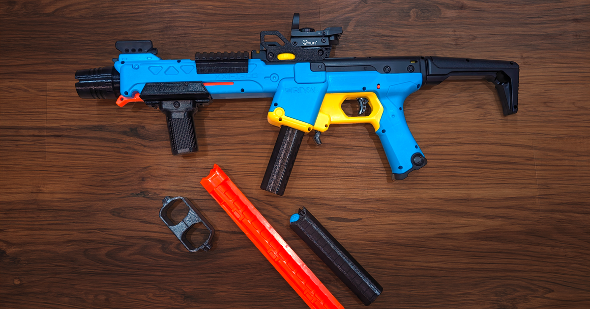 Nerf Rival Pathfinder XXII-1200 Short Magazine by Kettle Fish Creations ...