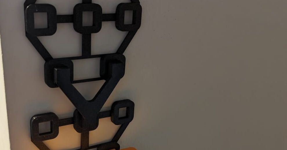 Square storage wall grid by mataman | Download free STL model ...